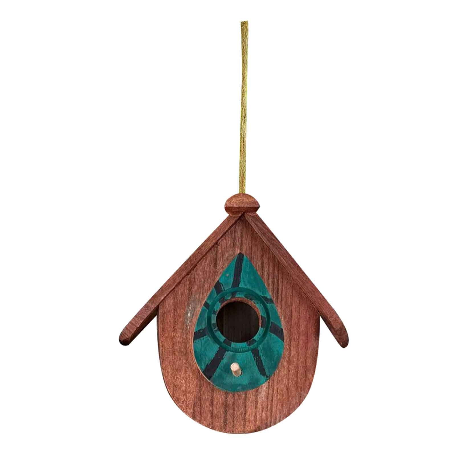JingChun New Wooden Bird Nests Feeder Paulownia Bird House Pastorals Outdoor Hanging Gardening ...