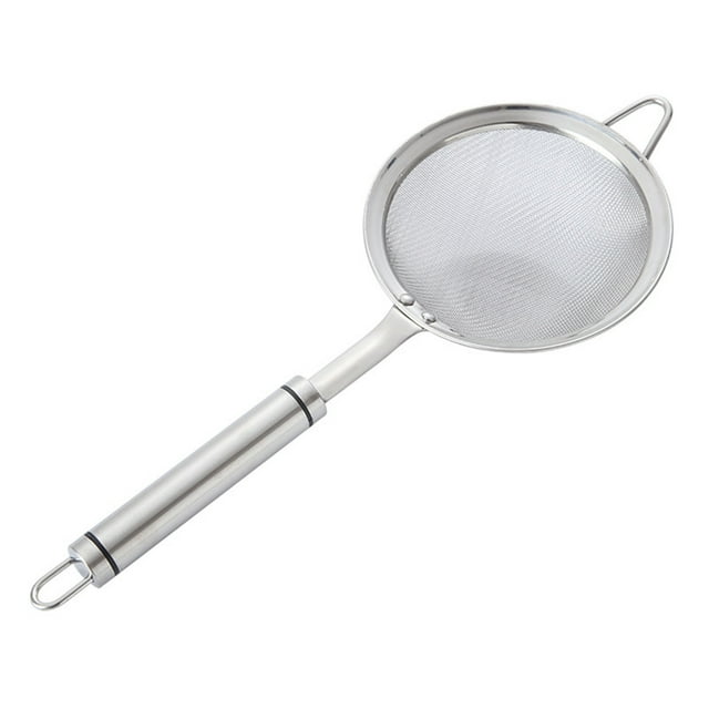 JingChun Skimmer Spoon, Stainless Steel Fine Mesh Strainer,Foam ...