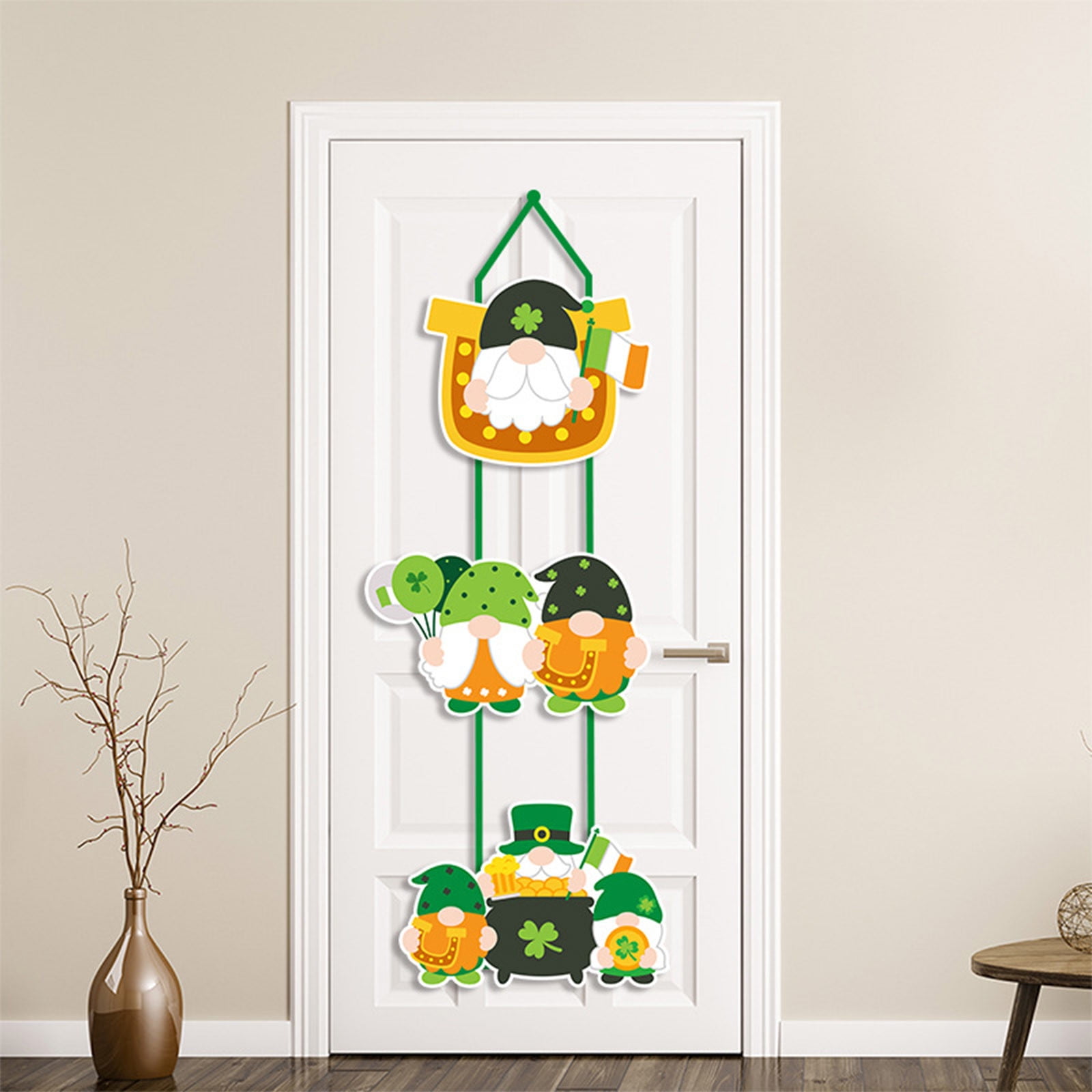JingChun St Patrick's Day Decorations Wall Sign Hanging Door Decor ...