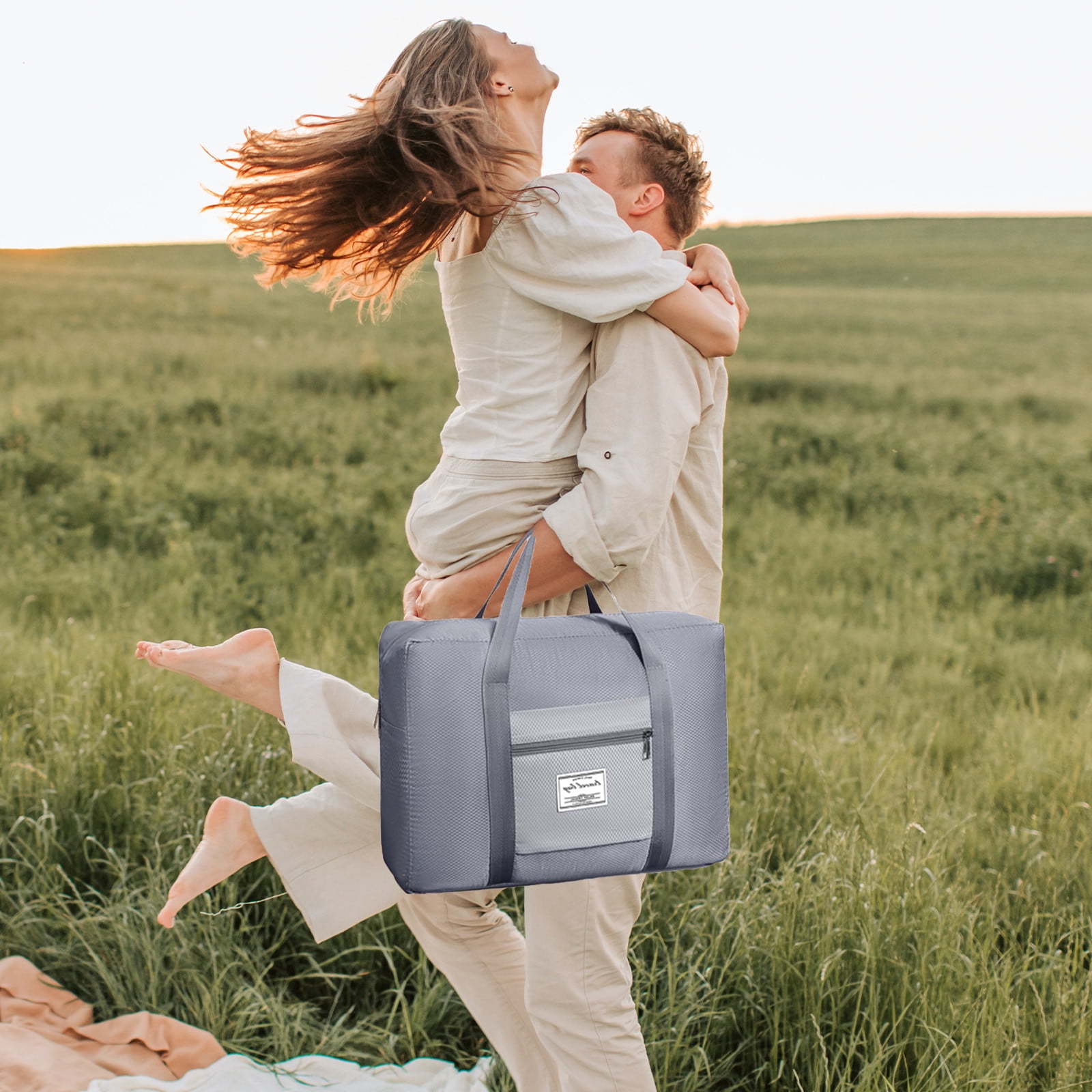 JingChun Tote Bag,Waterproof Shoulder Weekender Bag for Women and Men ...