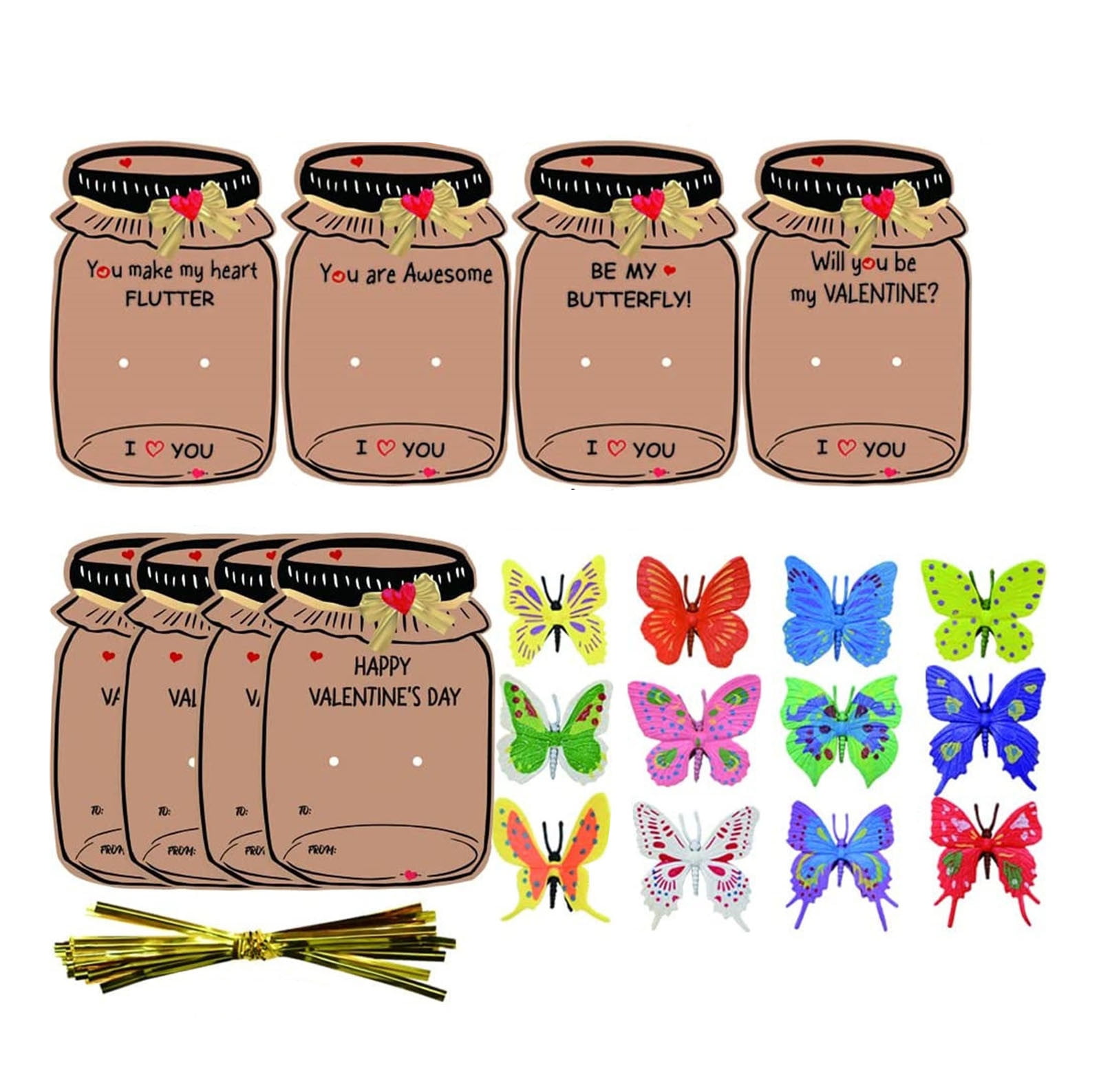 JingChun Valentines Day Gifts for Kids - 30 Pack Love Bug Card Bulk 6 ...