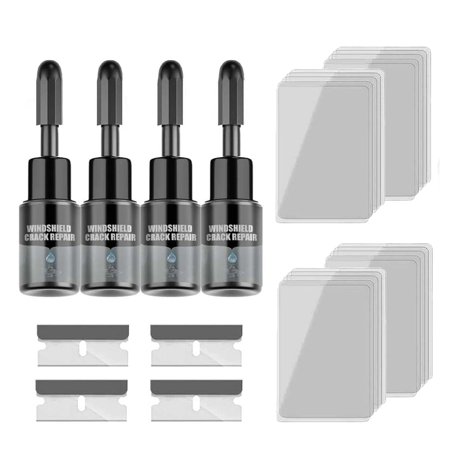 JingChun Windshield Repair Kit, Cracks Gone Glass Kit Automotive ...