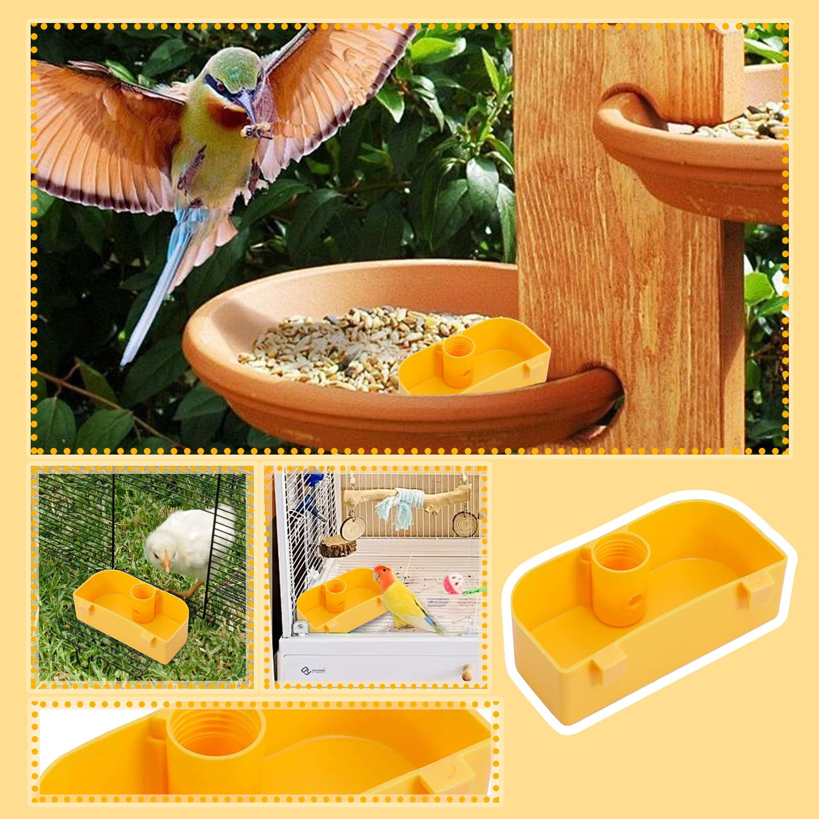 Jingjianm Durable Yellow Plastic Wall Mount Bracket for Secure Pipe ...