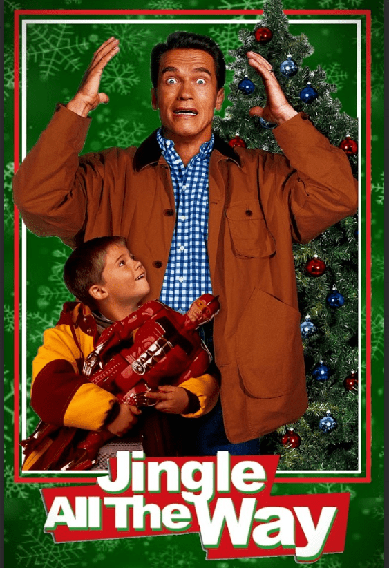 Jingle All the Way 1996 Poster 24x36 - Arnold Schwarzenegger Holiday ...