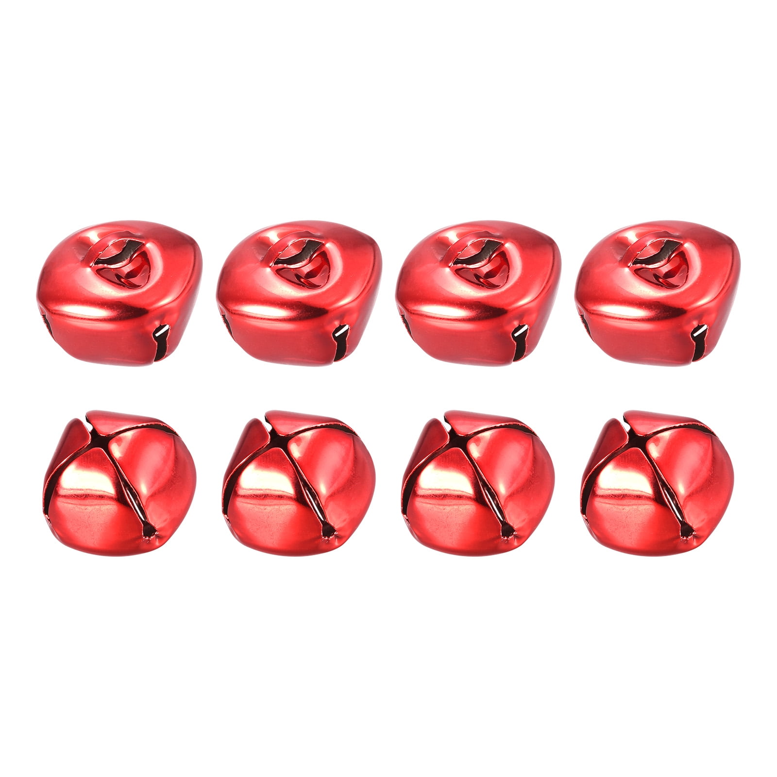 Jingle Bells, 1"(25mm) 8 Pack Small Bells for Crafts DIY Christmas, Red ...