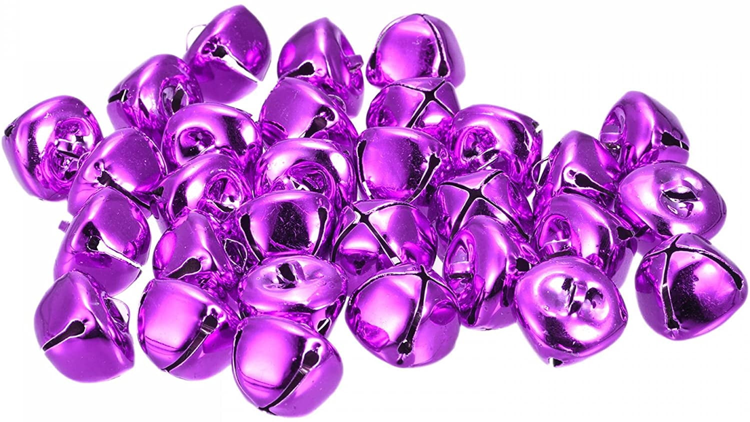 Jingle Bells, 3/4" 80pcs Carbon Steel Craft Bells for DIY Christmas ...