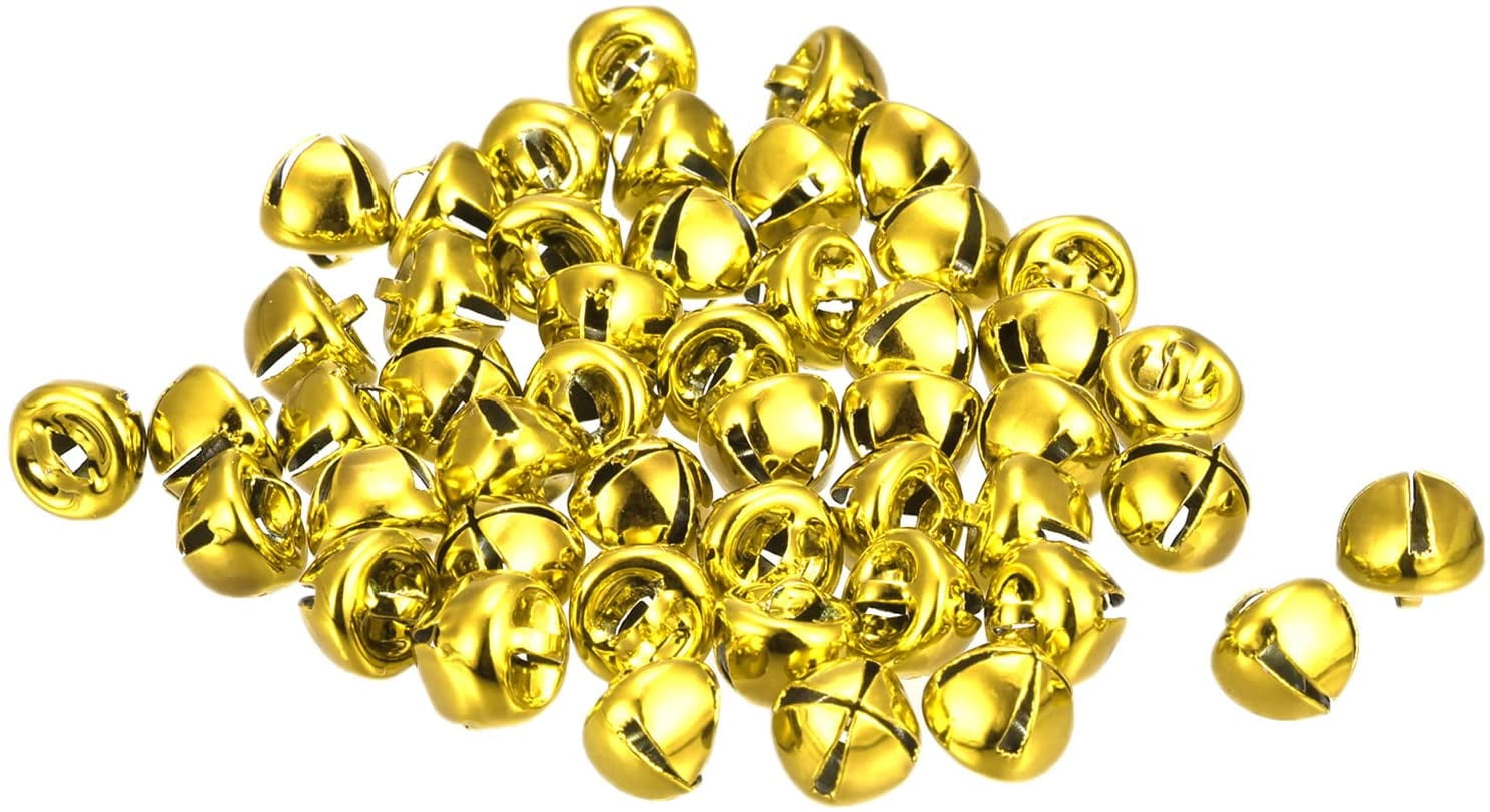 Jingle Bells, 3/8" 48pcs Carbon Steel Craft Bells for DIY Christmas ...