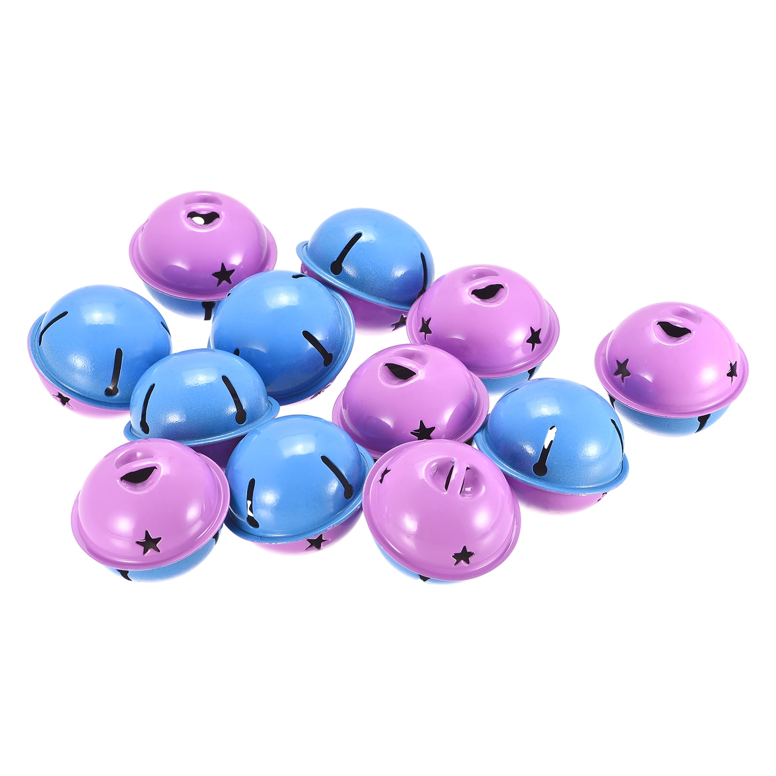 Jingle Bells, 40mm 12 Pack Carbon Steel Craft Bells with Star Cutouts ...