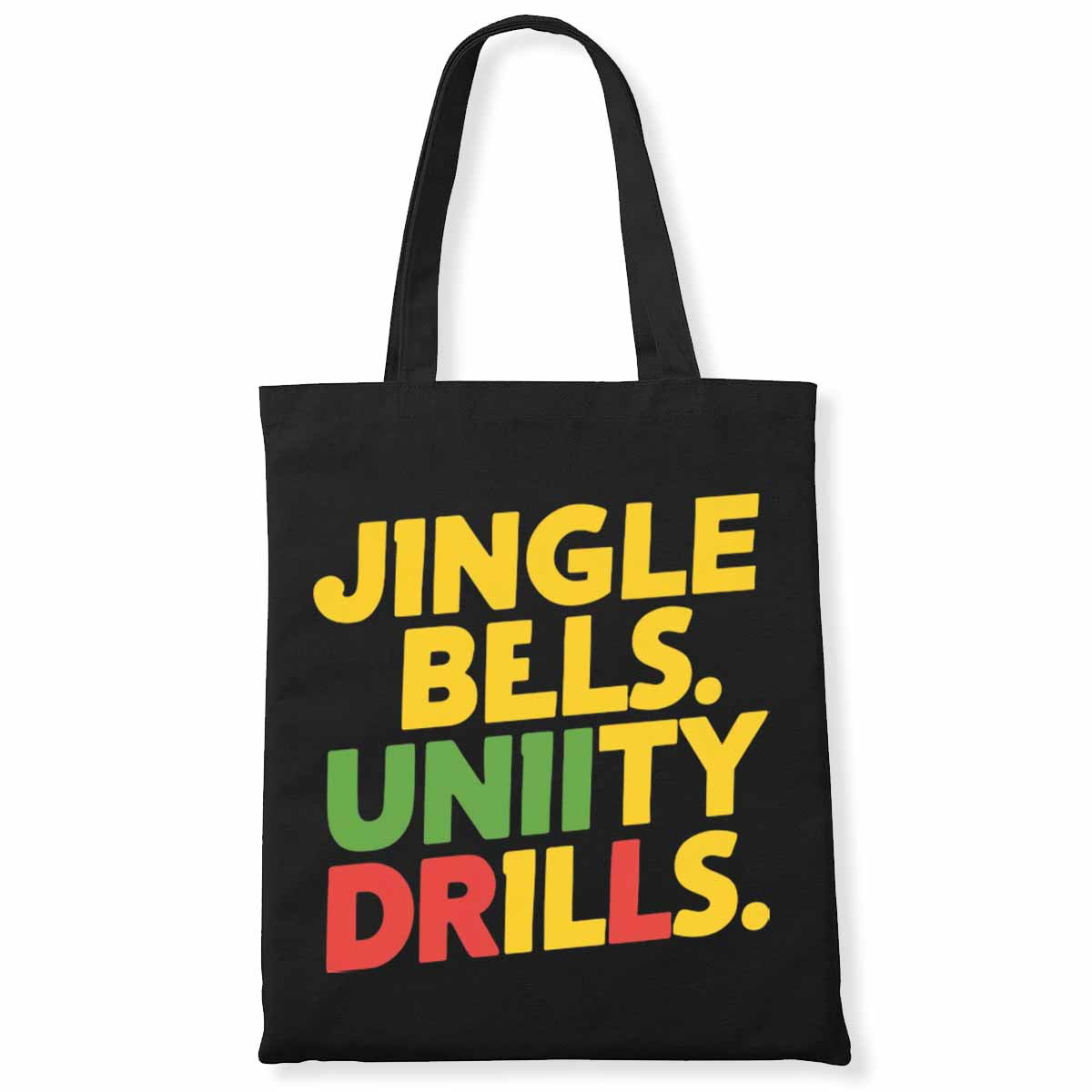 Jingle Bells, Unity Drills. Tote Bag Canvas Christian Religion God Tee ...