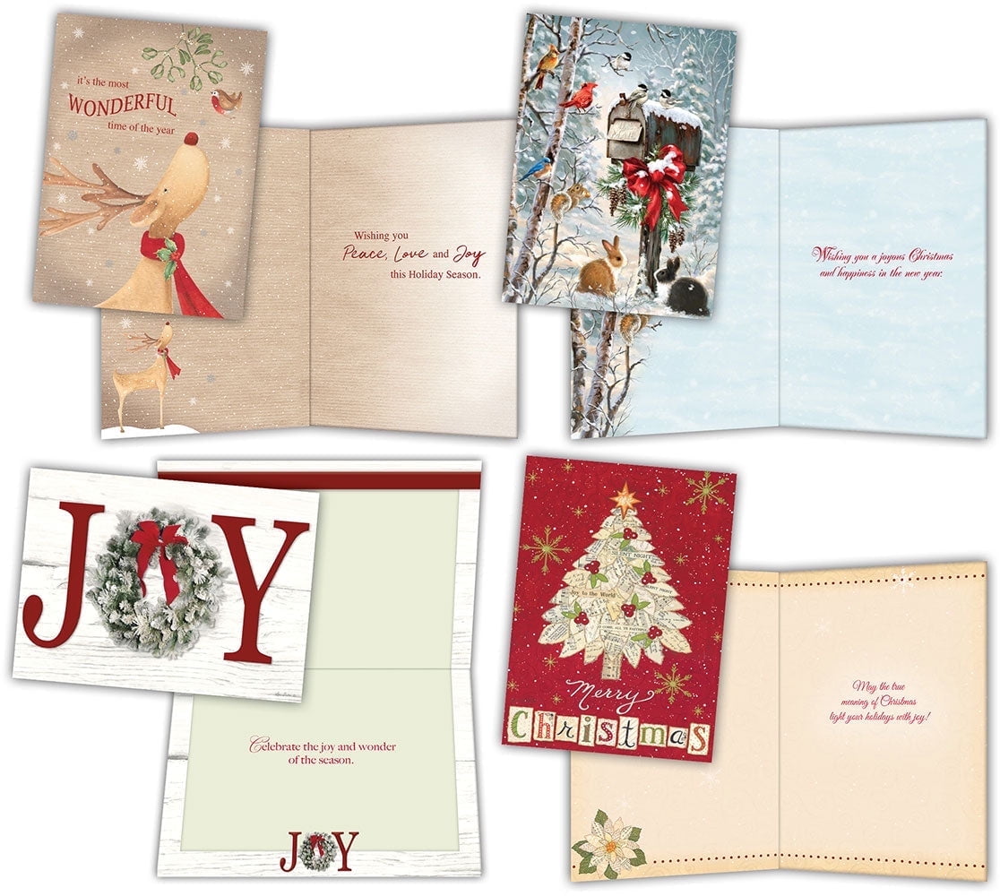 Jingle and Joy - Large Boxed Christmas Card Assortment - Walmart.com