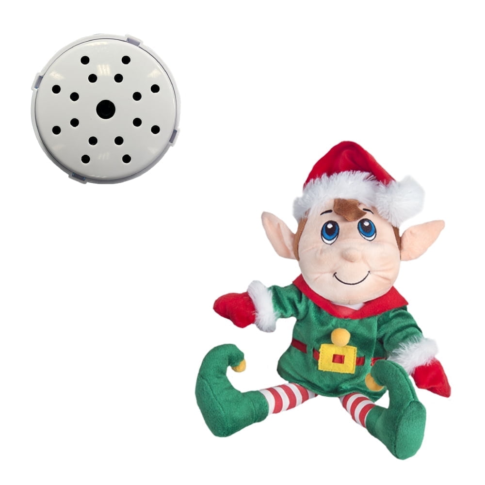 Jingle the Christmas Elf 16 inch Plush Toy DIY Kit with Pre Recorded ...
