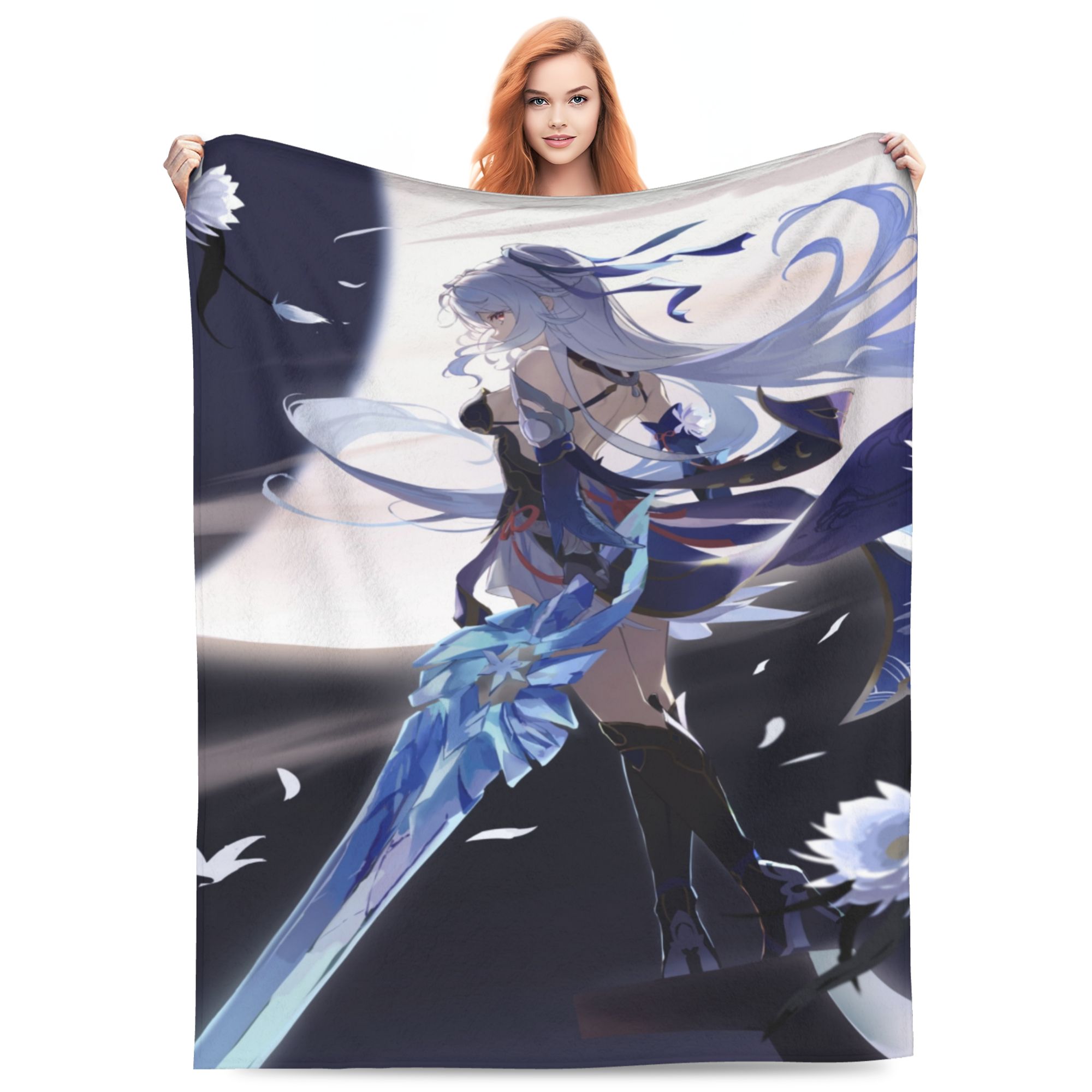 Jingliu Honkai Star Rail Bed Blanket 3D Printed Throw Blanket ...