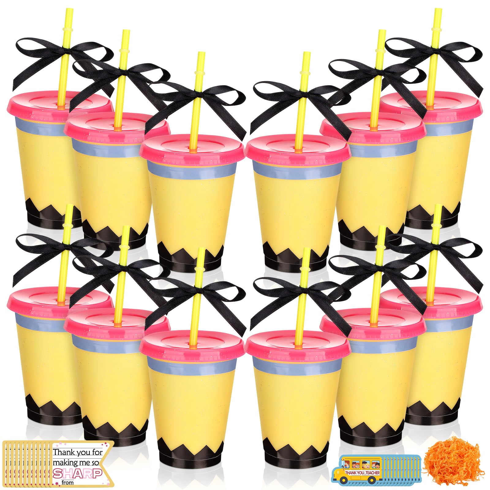 Jingmore 12 Pack Teacher Appreciation Gift Card Holders Back to School ...