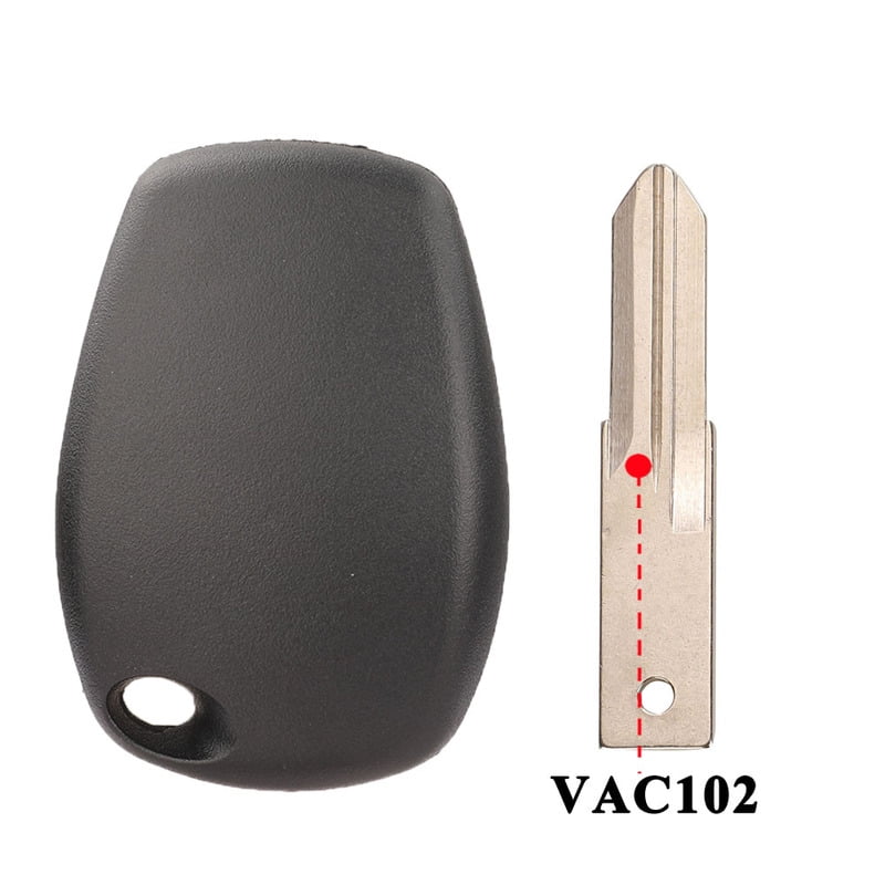 Jingyuqin 10pcs Transponder Car Key Shell For Renault Logan Kangoo ...