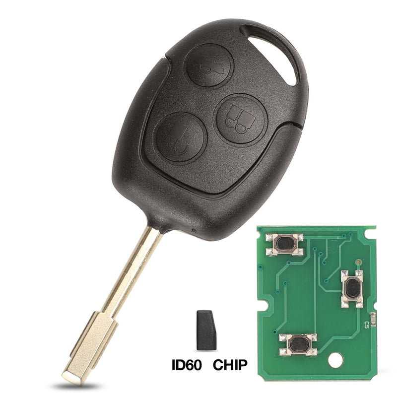 Jingyuqin 3 Buttons Remote Key Fob 315/433MHz 4D60 ID63 Chip For Ford ...