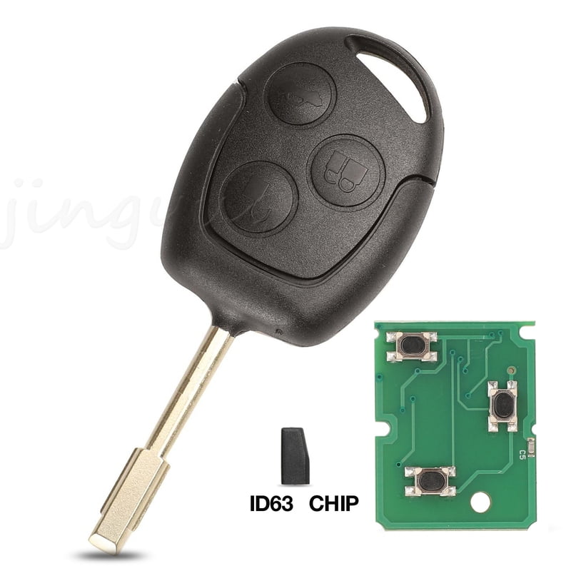 Jingyuqin 3 Buttons Remote Key Fob 315Mhz 433MHz 4D60 ID63 Chip For ...