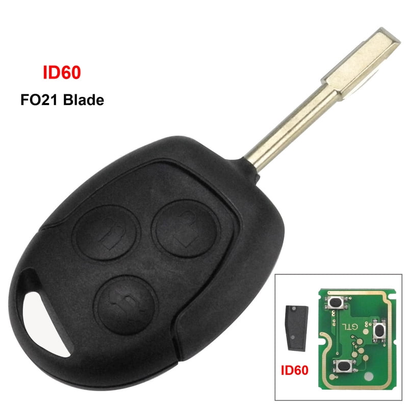 Jingyuqin 3 Buttons Remote Key Fob 315Mhz 433MHz 4D60 ID63 Chip For ...