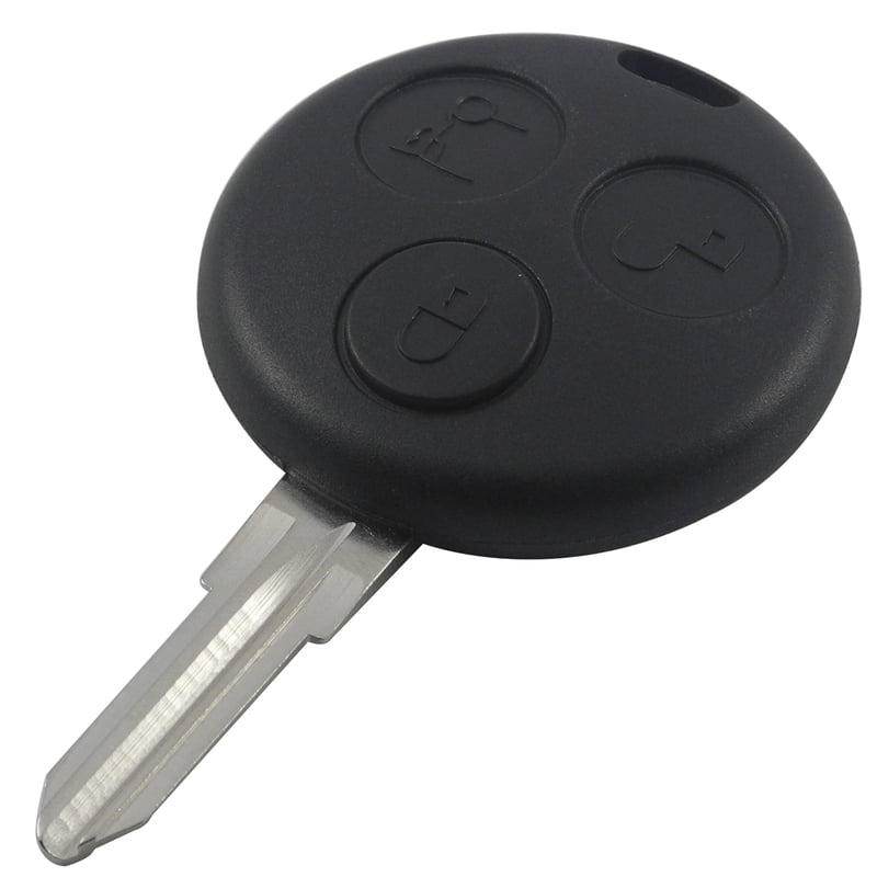 Jingyuqin 3 Buttons Uncut Blank Blade Car Key Case Shell Styling Cover ...