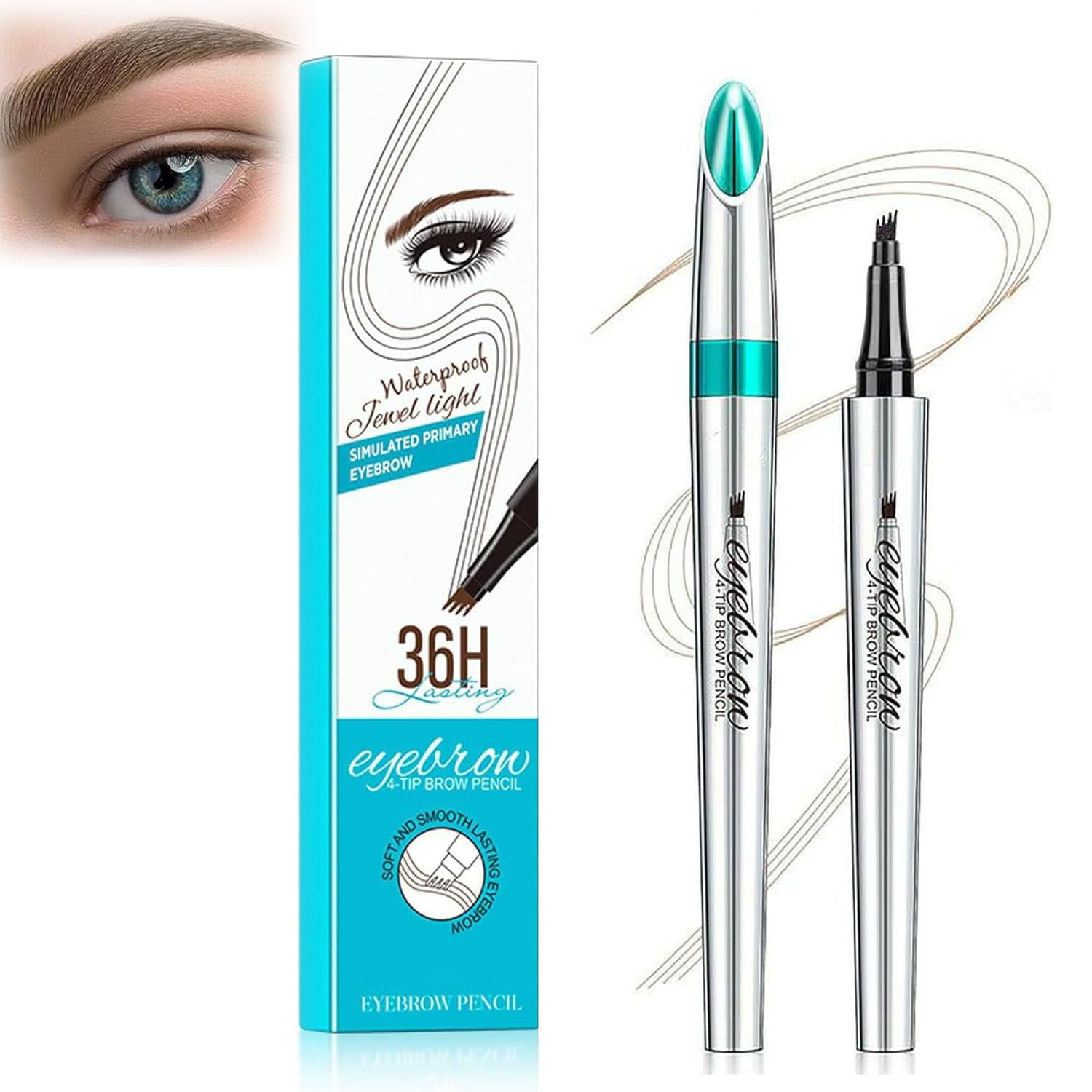 Jinhayson Microblading Eyebrow Pen, Istorels Brow Pen, 3D Waterproof ...