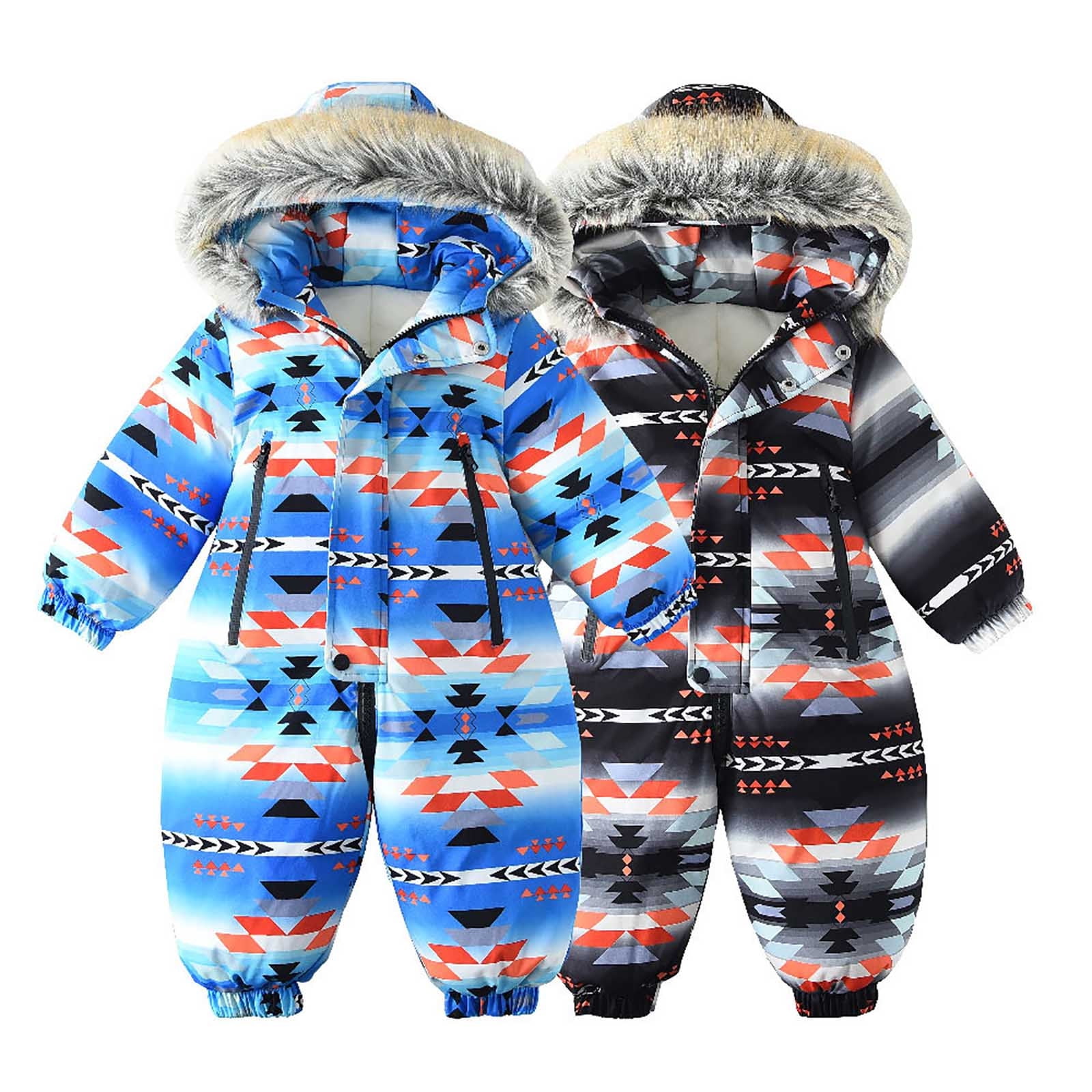 Jinhomg Baby Snowsuit Toddler Girls Boys Winter Coat Clothes Hooded Ski ...