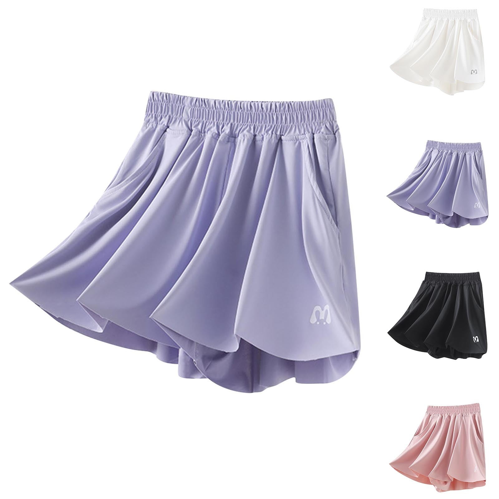 Jinhomg Girls Baggy Summer Shorts Cute Rabbit Print Wide Leg Shorts ...