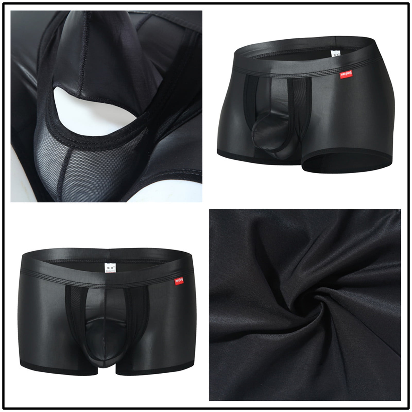 Jinhomg Men's Underwear Shorts Jock Strap Underpants Bikini Pouch ...