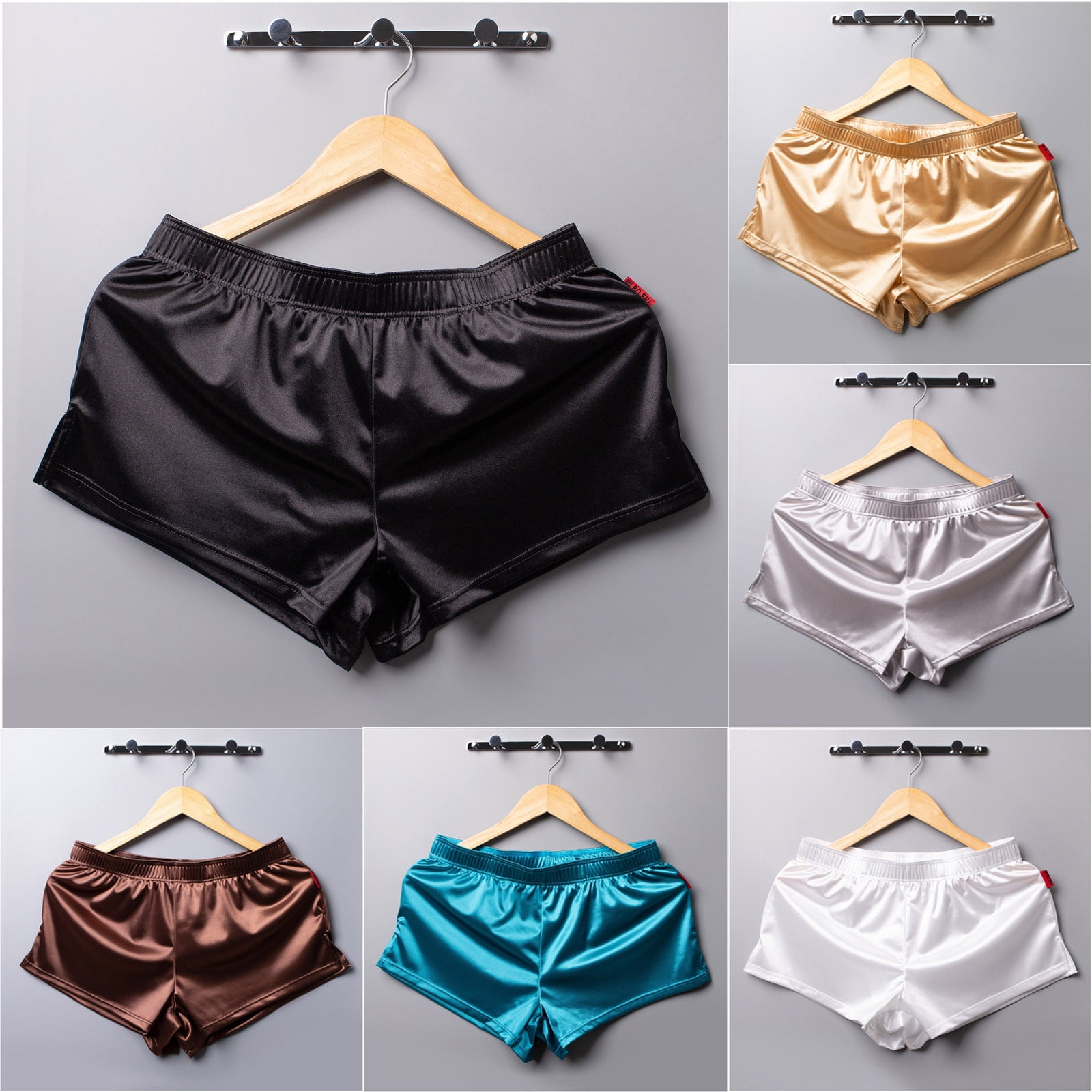 Jinhomg Mens Thin Underwear Soft Big and Tall Comfy Low Waist Side ...