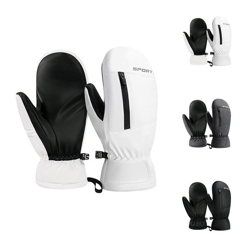 Jinhomg Snowboarding Mittens for Women Men Windproof Waterproof Outdoor ...