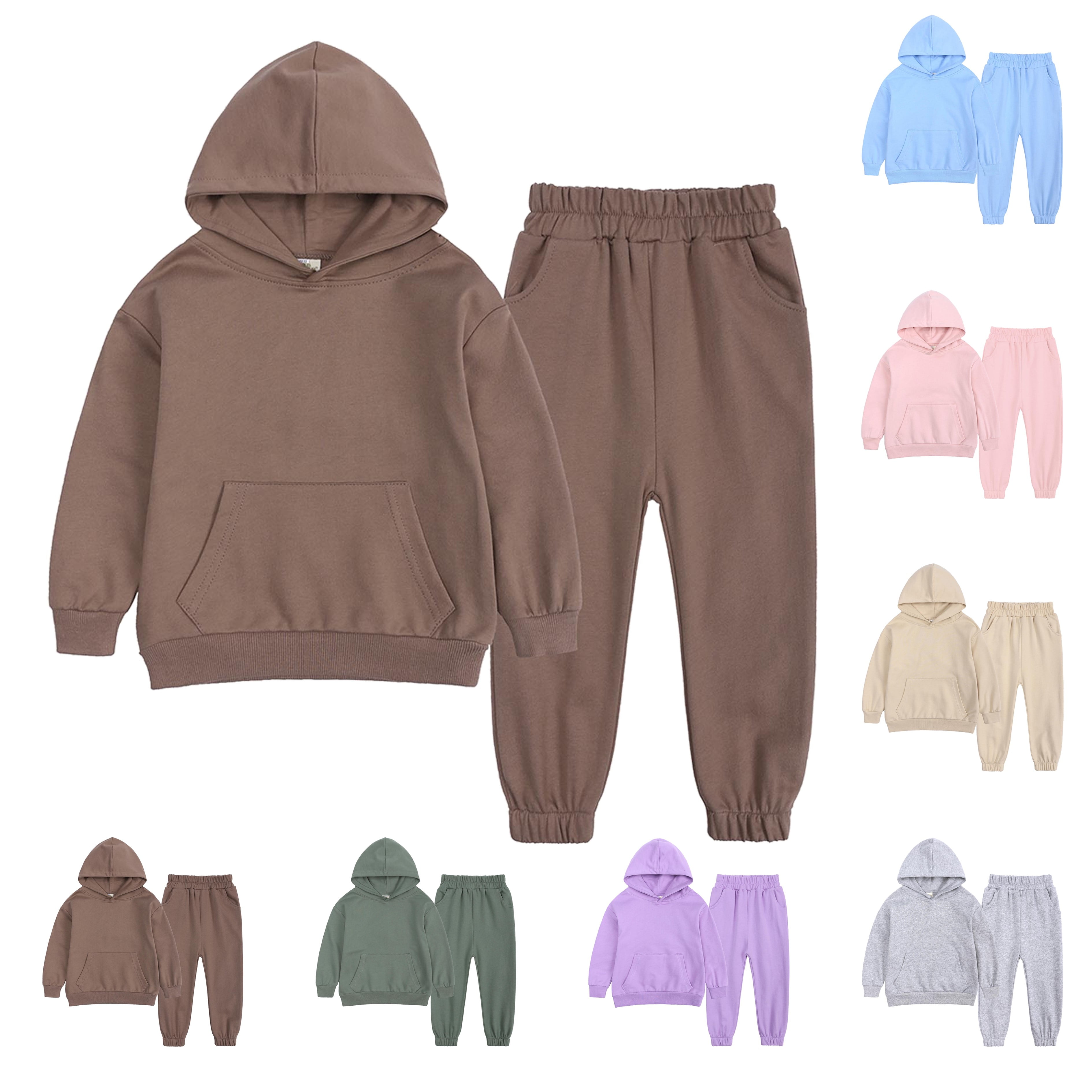 Jinhomg Toddler Boys Girls 2 Piece Outfits Fall Soft Cozy Cotton ...