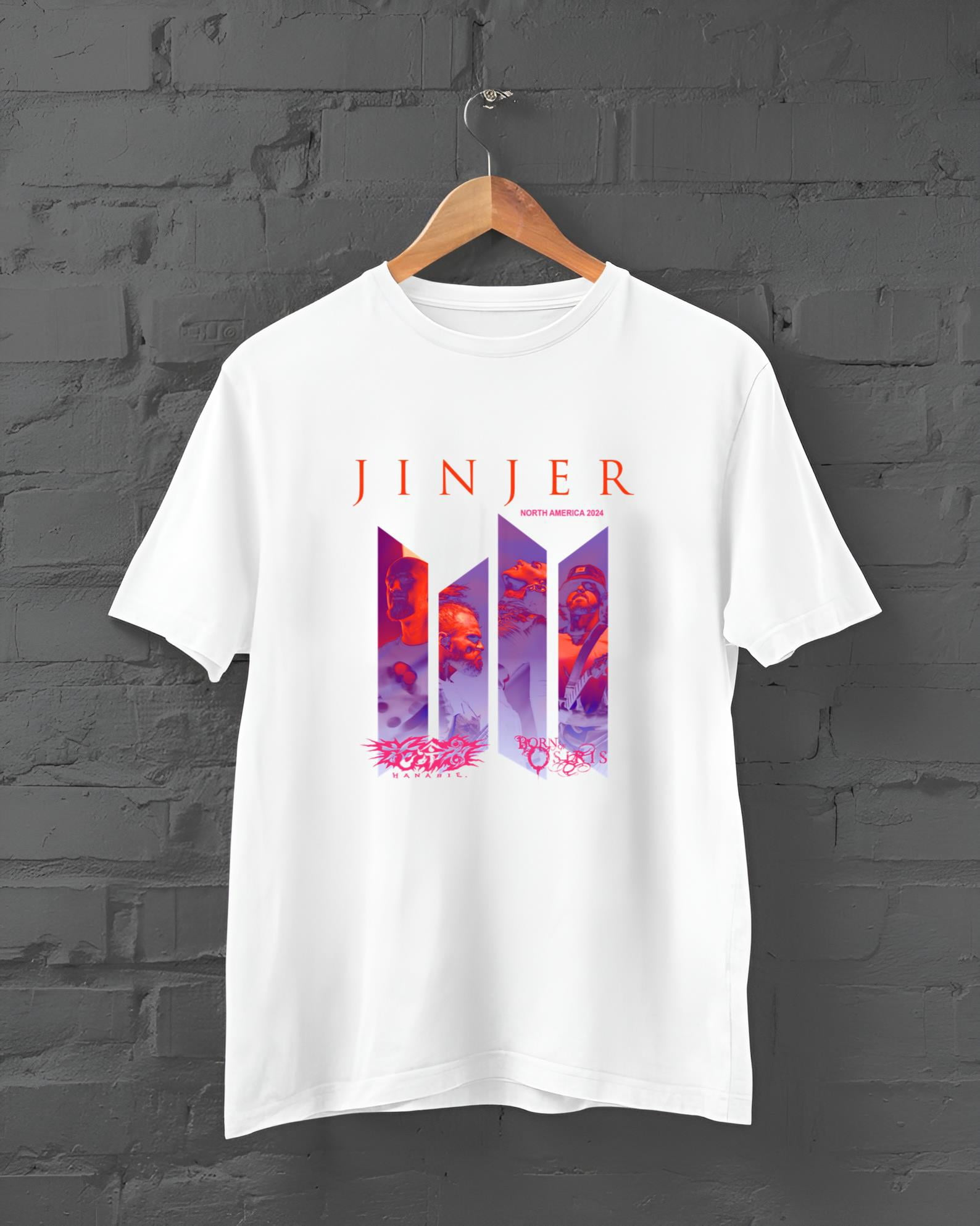 Jinjer 2024 North American Tour t-Shirt, Jinjer Band Shirt NEW ...