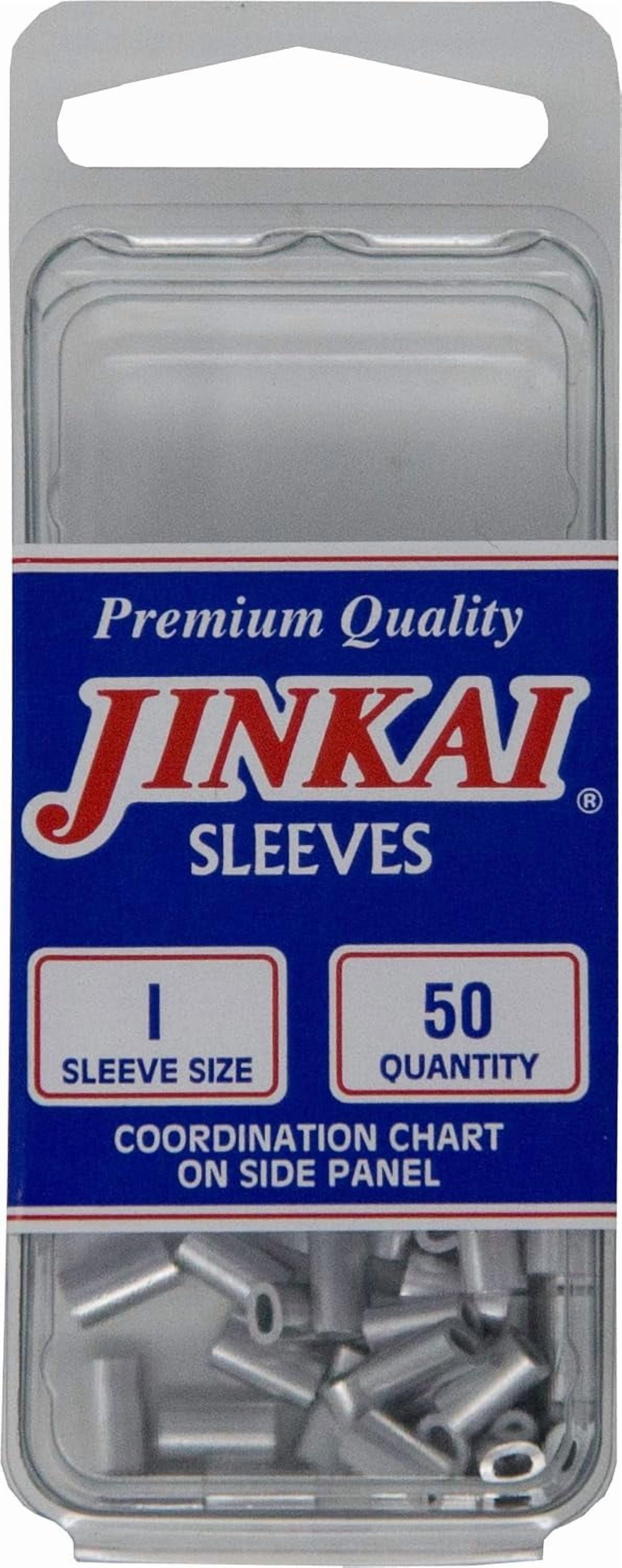 Jinkai Fluorocarbon/Monofiliment Leader Crimping Sleeves 50 Pack Mono ...