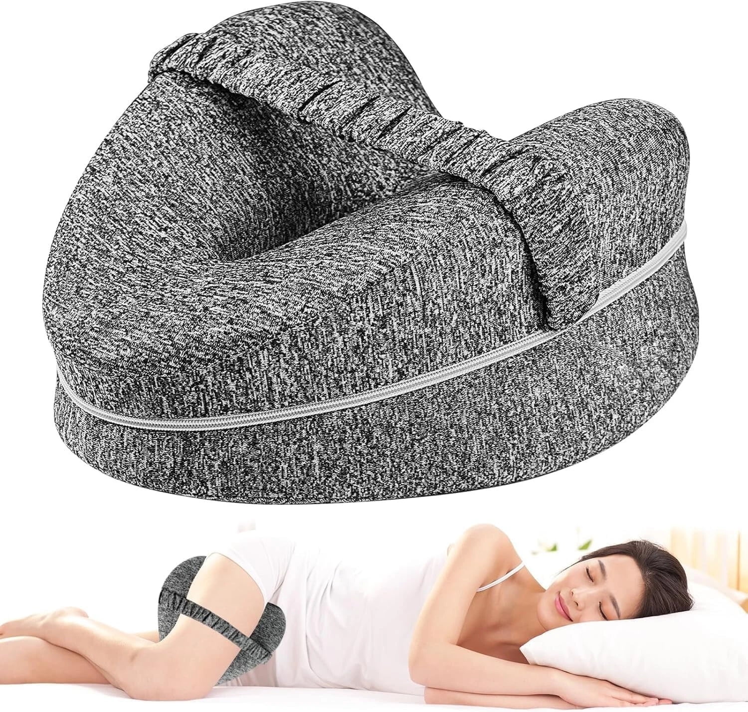 Jinkey Alignment Pillows for Side Sleepers, Leg Pillow Hip Alignment ...