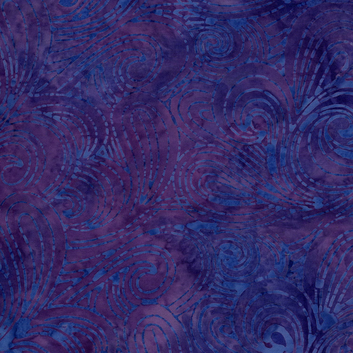 Jinny Beyer Malam Batik IV Lights and Brights Magenta Cotton Fabric by ...