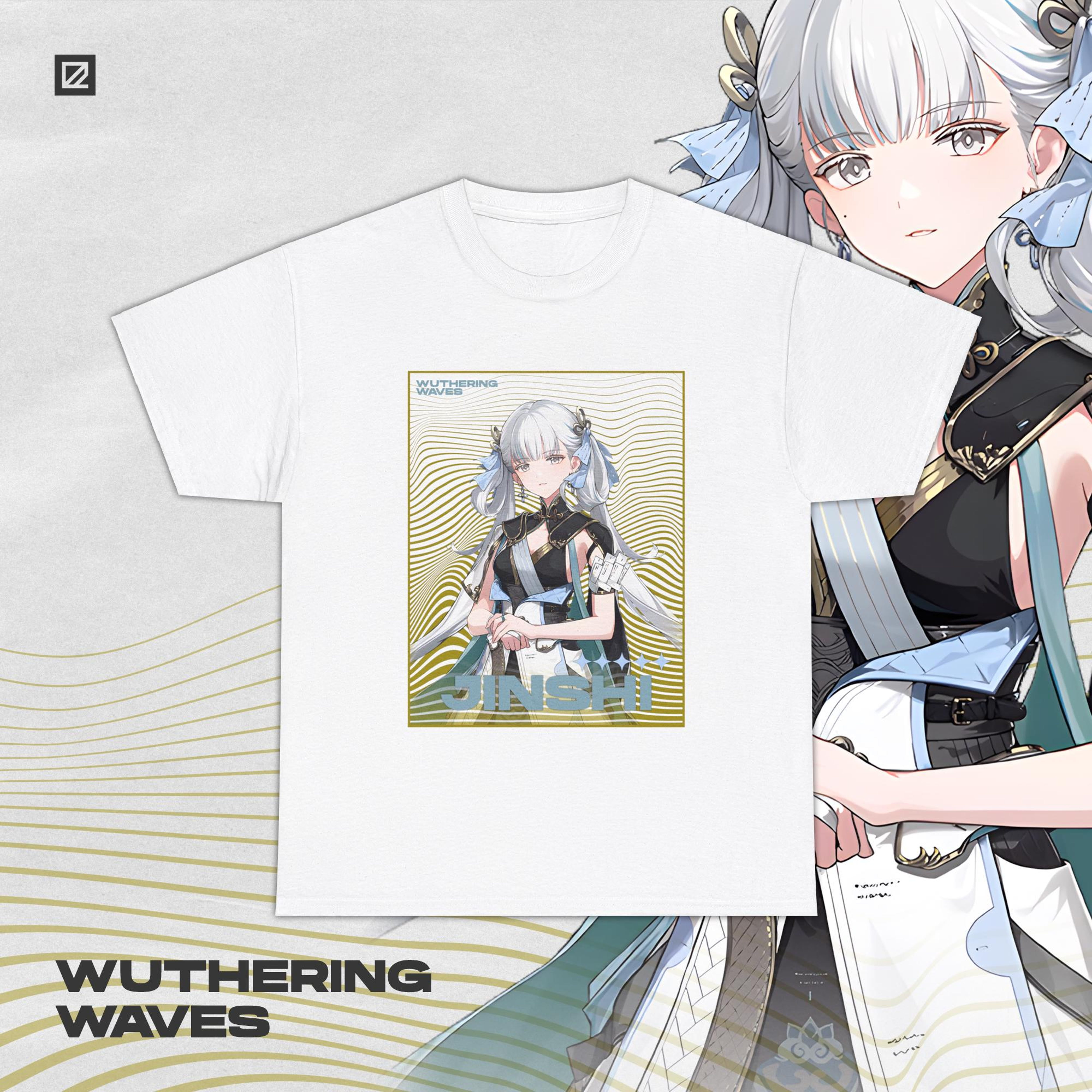 Jinshi Wuthering Waves Shirt Gacha Game Merch Fan Shirt Unisex Cotton ...
