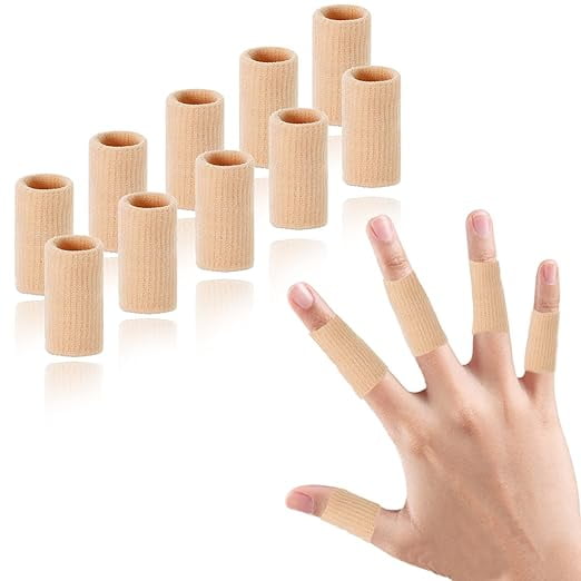 Jinswick 10-Piece Finger Compression Sleeve Support Set Specialized ...