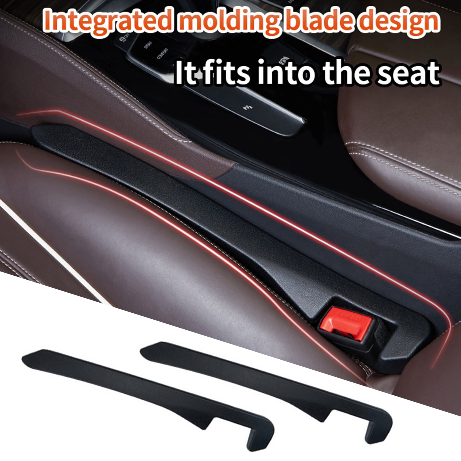 Jinswick Car Seat Gap Filler - Leak and drop filler strips for seat ...