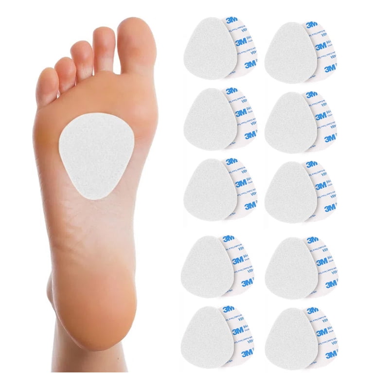 Jinswick Felt Forefoot Pad, 20-Pack Metatarsal Felt Foot Pads for Foot ...