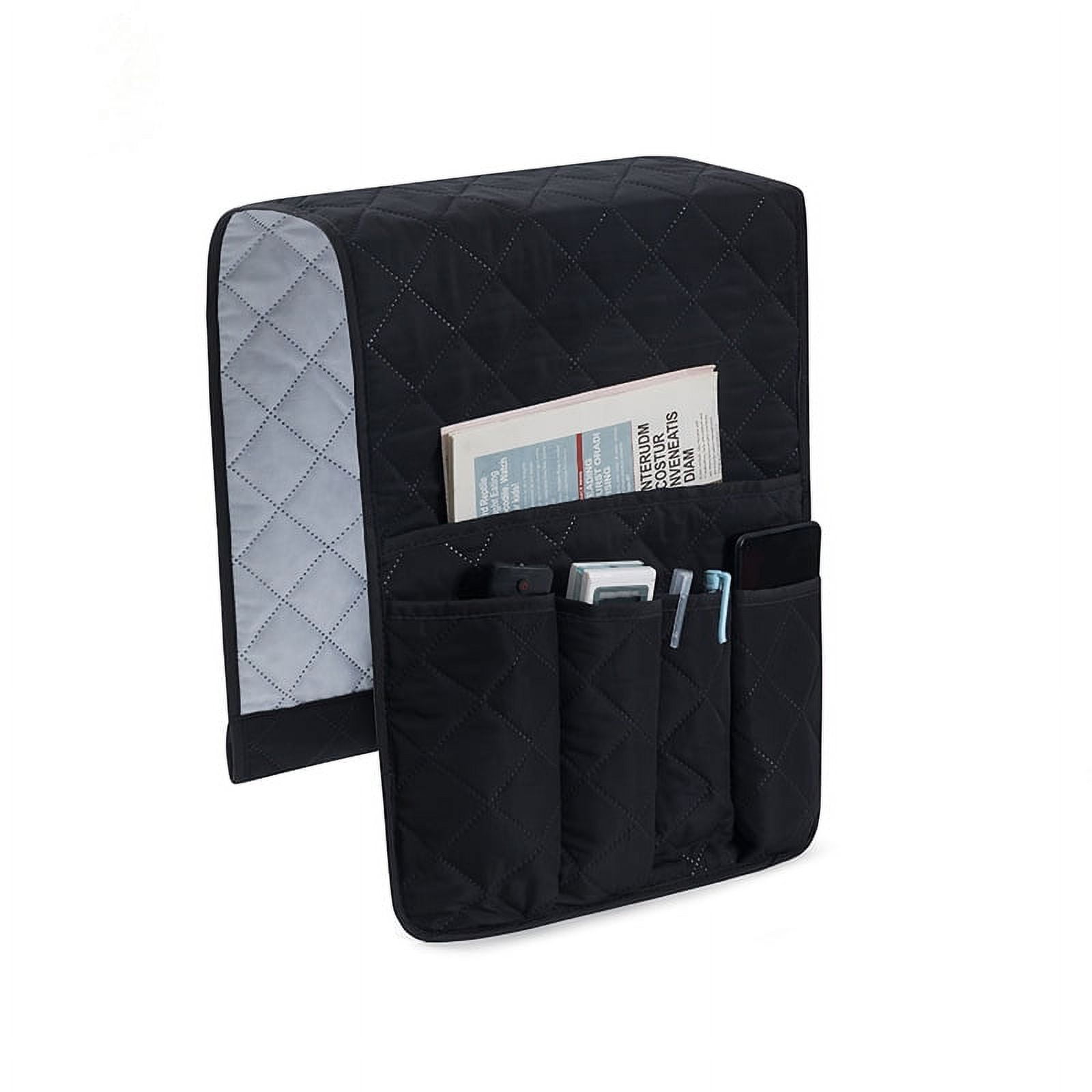 Jinswick Sofa Armrest Organizer – 5-Pocket Couch Caddy for Sofas ...