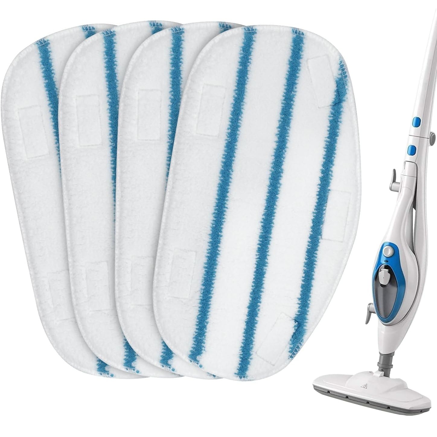Jinswick Steam Mop Pads Compatible PurSteam ThermaPro 10-in-1 and ...