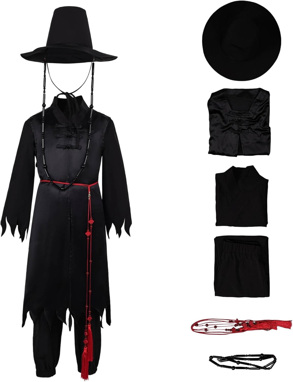 Jinu Demon Hunters Cosplay Costume Coat Black Suit Outfits Shirt Pant ...