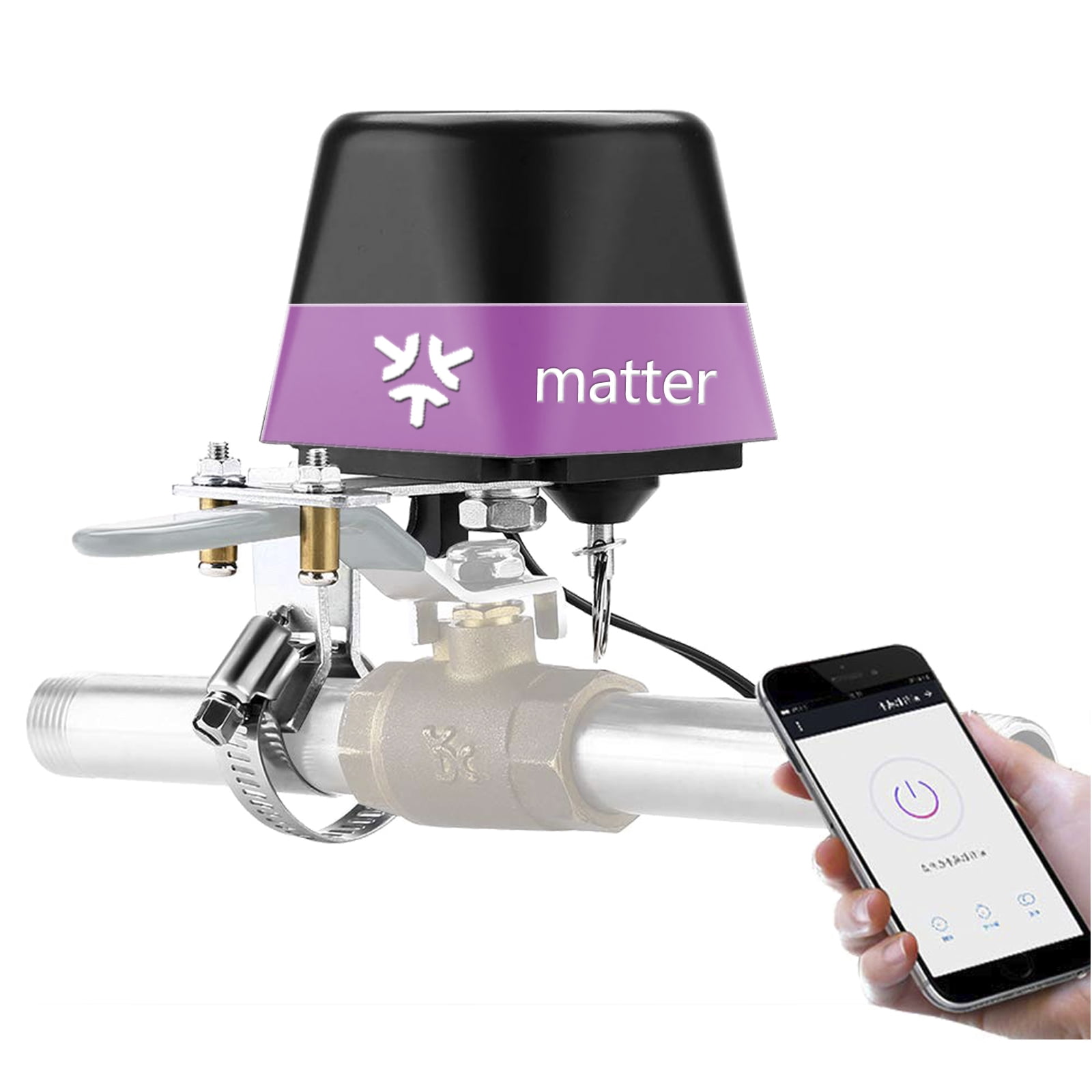 Jinvoo Matter Water Valve, Smart Water Valve, Smart Water Valve Shutoff ...