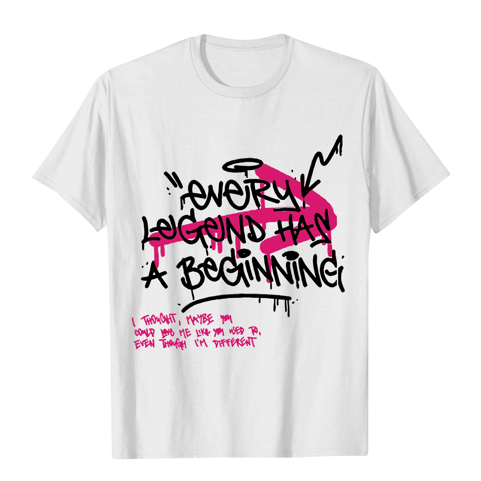 Jinx Arcane Arcane T-Shirts League of Legends Jinx Crew Neck T-Shirt ...