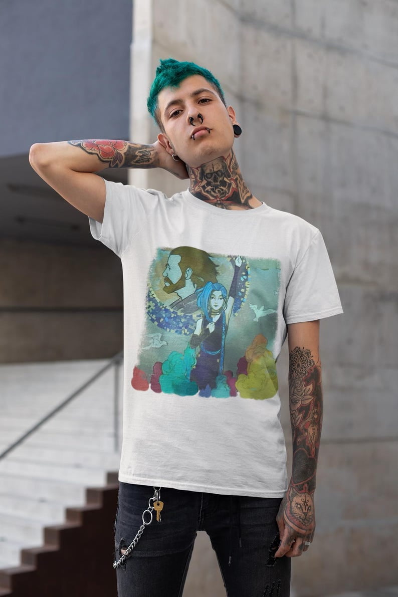 Jinx Arcane Shirt Season 2 League of Legends Tshirt Leagueoflegends two ...