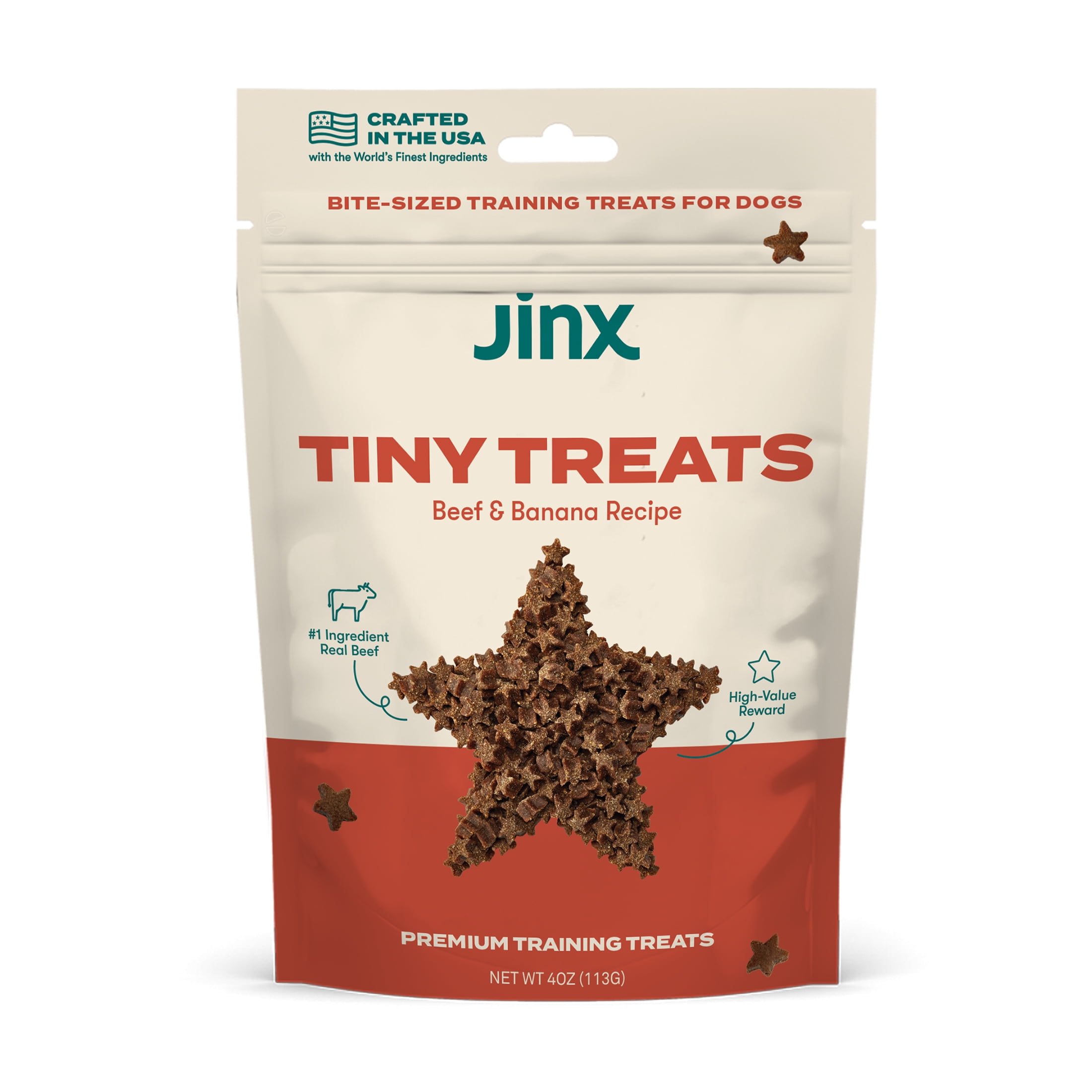 Jinx Beef Tiny Treats Natural Dog Training Treats, 4 oz Bag - Walmart.com