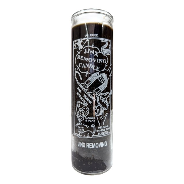 Jinx Removing - Siritual Power Black Candle - Walmart Business Supplies