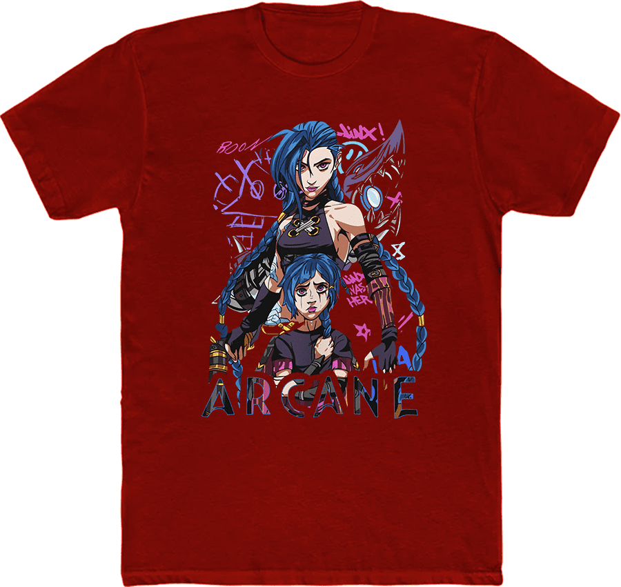 Jinx Shirt, Arcane League of Legends Jinx Shirt, Jinx T-Shirt, Arcane ...