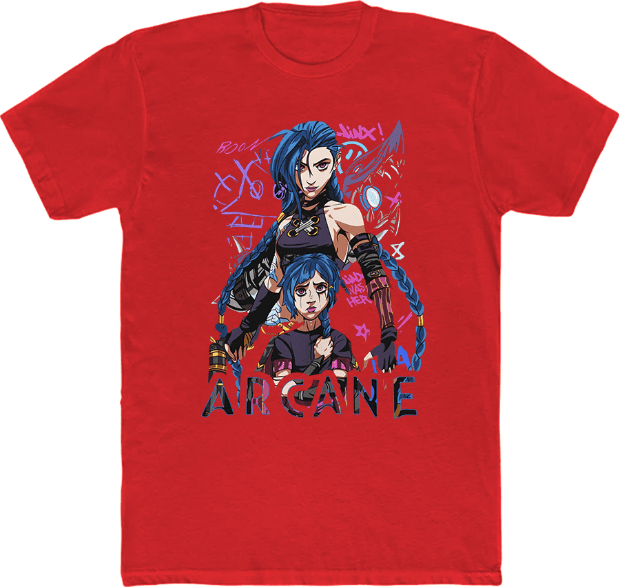 Jinx Shirt, Arcane League of Legends Jinx Shirt, Jinx T-Shirt, Arcane ...
