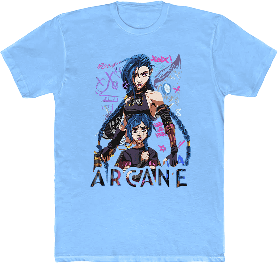 Jinx Shirt, Arcane League of Legends Jinx Shirt, Jinx T-Shirt, Arcane ...