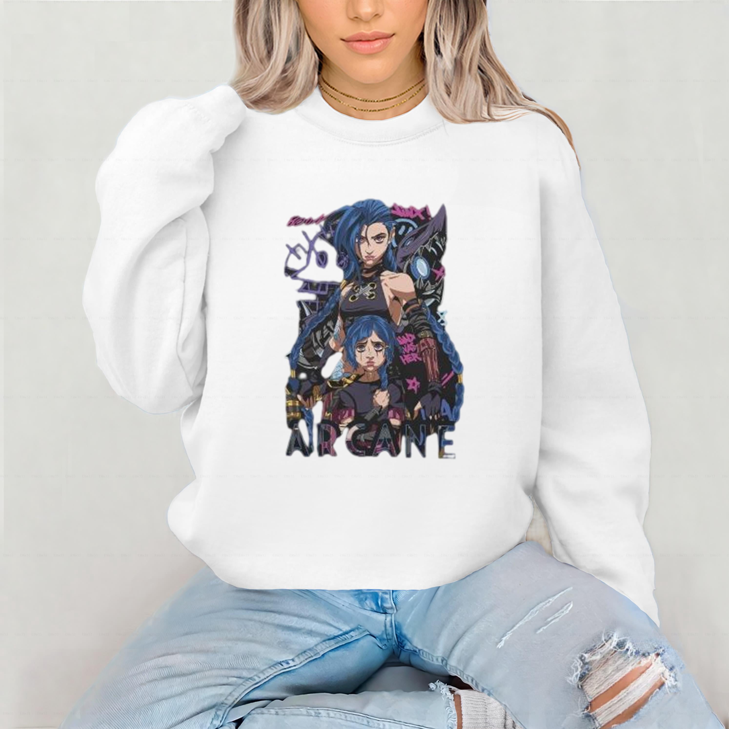Jinx T-Shirt with Bold and Stylish Anime Art, for men & women, up to ...