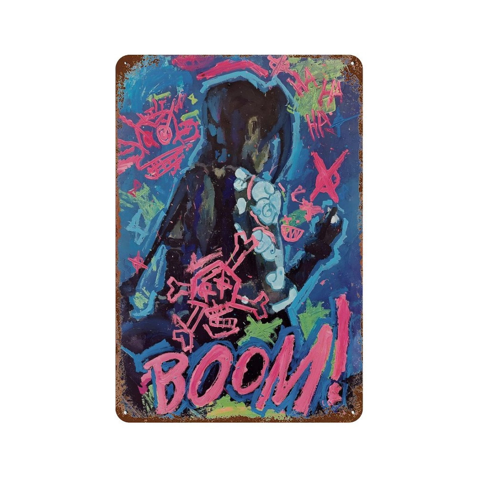 Jinx Tin Metal Decorative Wall Paintings - Vintage Artwork for Home ...